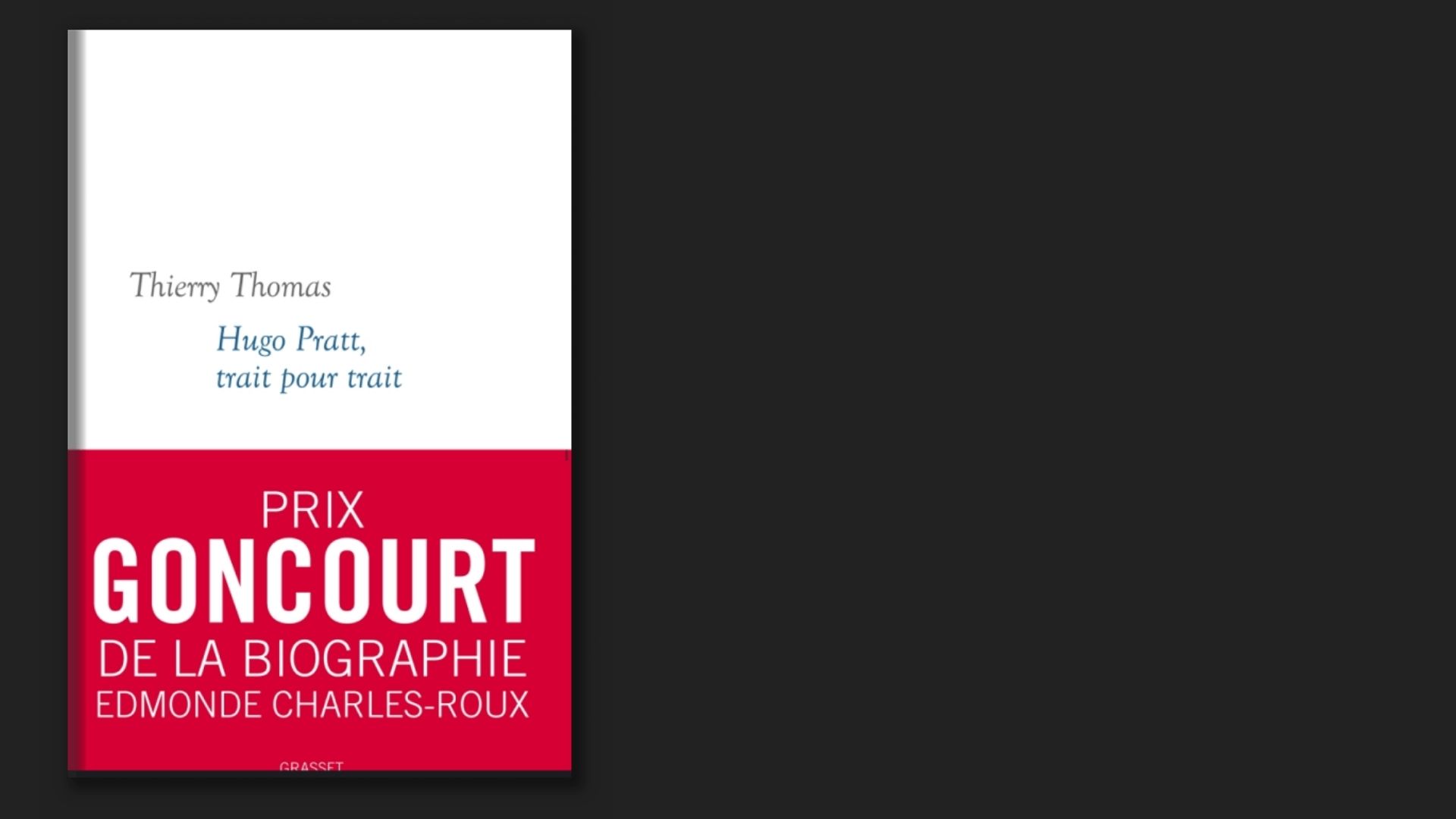 Hugo Pratt, trait pour trait de Thierry Thomas – Cong Sa